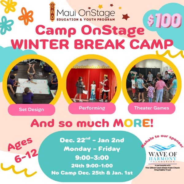 Winter Break Camp | Maui On Stage